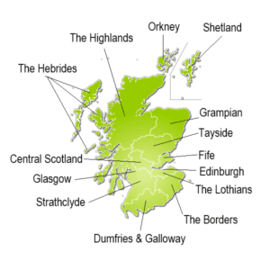 The Regions of Scotland | Out About Scotland